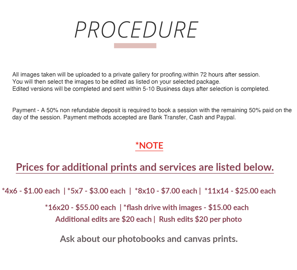 Personal Portraits - Oneofakind Photography